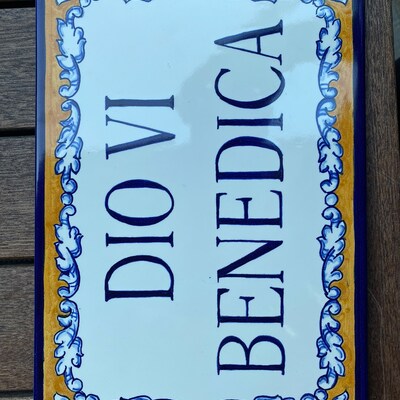 Old Spanish House Number , Signs for Home, Personalized Tile, Ceramic ...