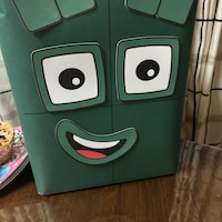 Buy Numberblock Three Costume, Halloween Costume, Birthday Costume ...