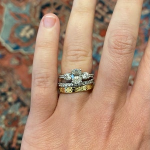 Antique Wedding Ring Baroque Vintage Wedding Band Italian - Etsy