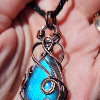 Elite Shungite 'tyet' Wire Wrap Pendant Shungite Necklace Jewelry - Etsy