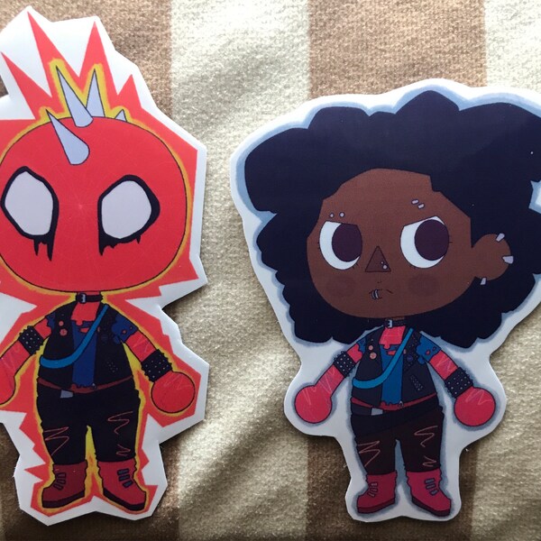 JJK Jujutsu Anime Inspired AC Style Stickers - Etsy