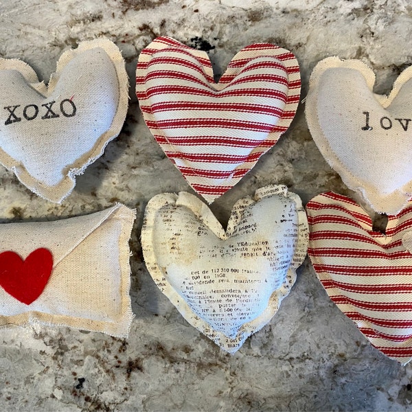 Set of 2 Love Letter and Heart Decor Valentine's Day Tiered Tray ...