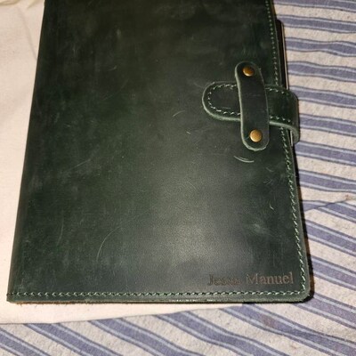 Handmade Leather Sketchbook Cover, Traveler's Leather Artist Sketch Pad ...