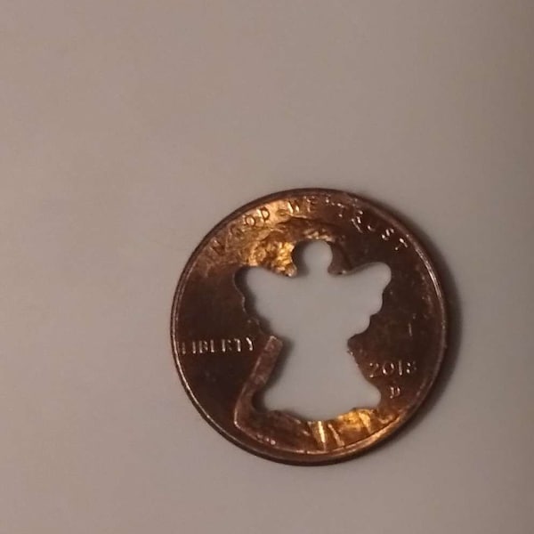 FOR CHARITY Lucky Penny Cut Out FISH Penny Charm Memorial Keepsake Fish ...