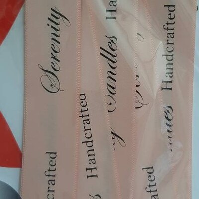 Personalised Ribbon, Customised Ribbon, 38mm Satin Ribbon, Printed ...