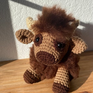 Mini Bison Mini Bison Crochet Pattern Crochet Pattern - Etsy