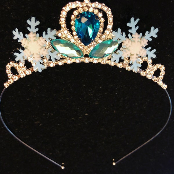 New Frozen ELSA CROWN, Elsa Tiara, Frozen Tiara, Elsa Birthday Outfit ...