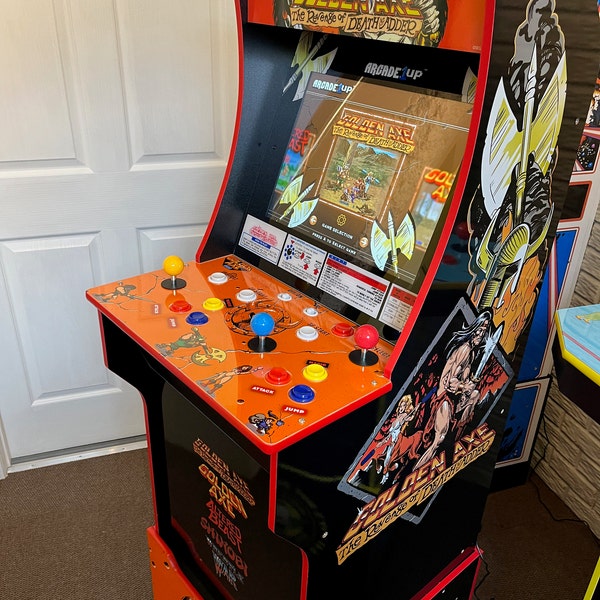 Golden Axe Arcade1up 4 Player to 2player Conversion Panel Only - Etsy