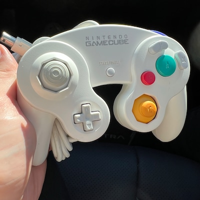 Authentic Official Nintendo Gamecube Controller White Tight Stick ...