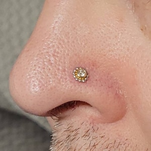 Ruby Navel Piercing Ruby Belly Piercing Diamond Belly Post - Etsy