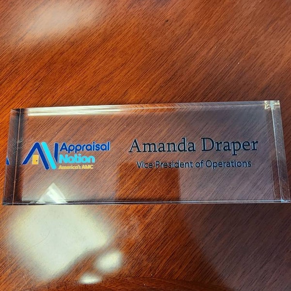 Personalized Name Plate, Custom Office Name Sign, Name Plate for Desk ...