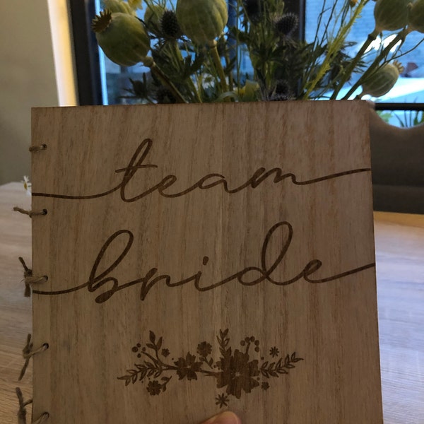 JGA Boho Team Bride Gästebuch | Fotoalbum JGA | JGA Deko | Team Bride ...