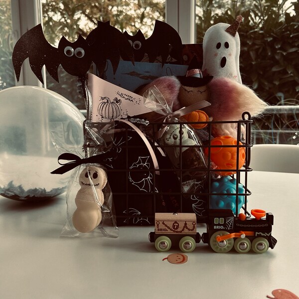 BOO Basket Wand, Halloween Wand, Felt Ghost Wand, Bat Wand, Witch Wand ...