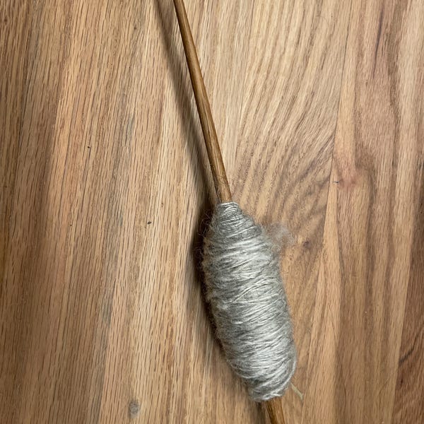 French Spindle | Reproduction French Style Whorl-less Spindle | Hand ...