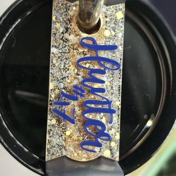 Sea Turtle Stanley Name Plate, Turtle Name Plate, 40oz Stanley Name ...