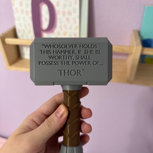 Baby's First Mjolnir | Thor Baby Rattle | Thor's Hammer | Thors Baby ...