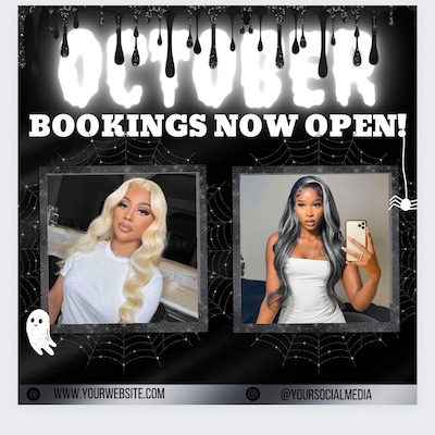 Editable Birthday Flyer Celebration, Birthday Glam, Birthday Template ...