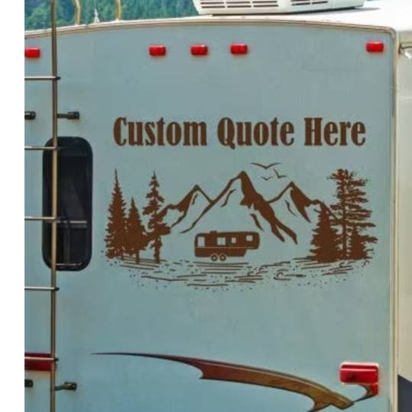 Custom Quote for RV, Custom RV Decal, Personalized Rv Decal, Rv Camper ...