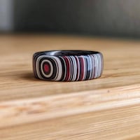 Titanium Fordite Ring, Fordite Jewelry, Fordite Ring, Wedding Ring ...