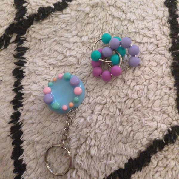 Custom Silicone Bead Fidget Rings - Sensory Anxiety Toy - Autism & ADHD ...