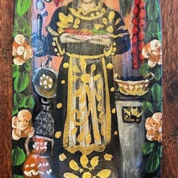 Hand-painted Tin Nicho With Our Lady of Guadalupe Image 29391 - Etsy