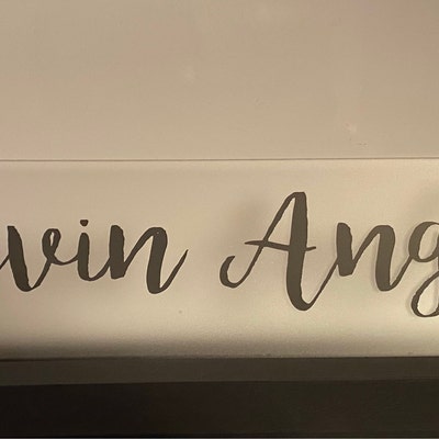 SUN-BLEACHED Rustic Desk Sign Modern Office Unique Name Tag for Desk ...