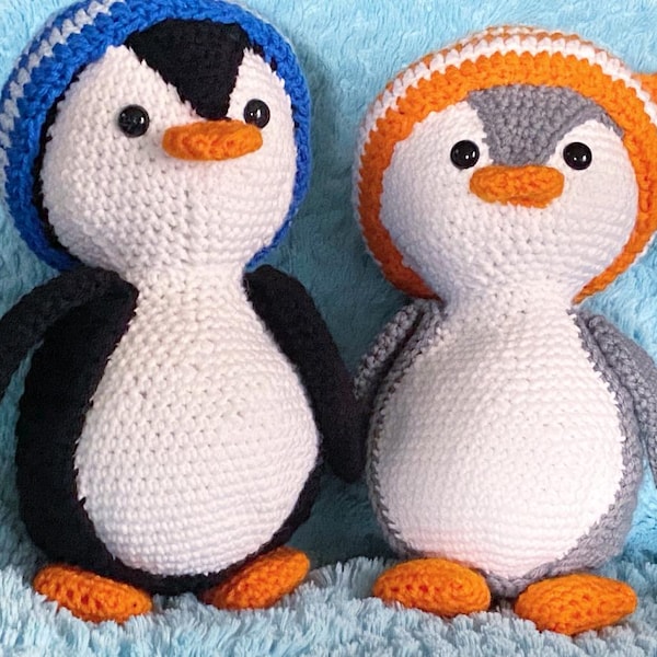 Crochet Penguin Amigurumi Pattern: Easy PDF Download- in German and ...