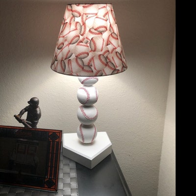 Baseball Lamp Shade. Shades Are 9.5 X 5 X 7 - Etsy