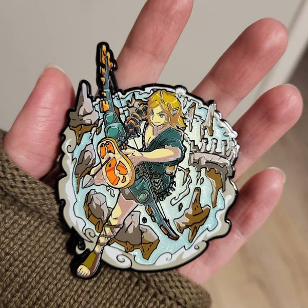 Sheikah Emblem Zelda Tears of the Kingdom Game Patch, Video Game ...
