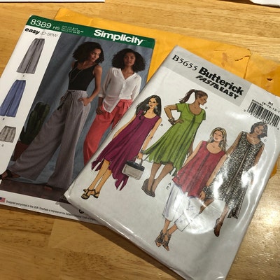 Sewing Pattern Loose Fit Pants Pattern, Wide Leg Pants Pattern, Tapered ...