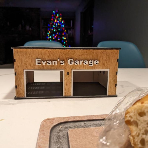3 Car Garage With Easy-to-use Ramp, Miniature Toy Car Garage, Dollhouse ...