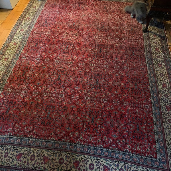 Vintage Old Style Rug, Antique Turkish Rug, Old Fashioned Rug, Area ...