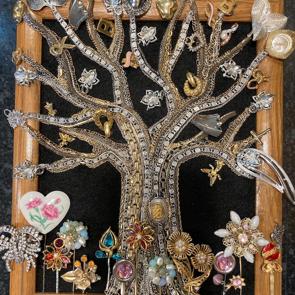 Vintage Jewelry Art Framed Vintage Jewelry Art Pictures Framed Jewelry ...