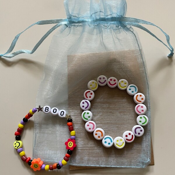 The Weeknd Starboy and Stargirl Bracelets, Customizable Beaded Bracelet ...