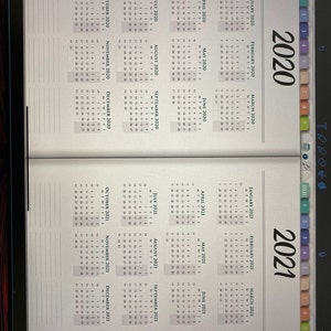 Digital PDF Weekly Planner for iPad Pro Air Mini 2024 to 2025 ...