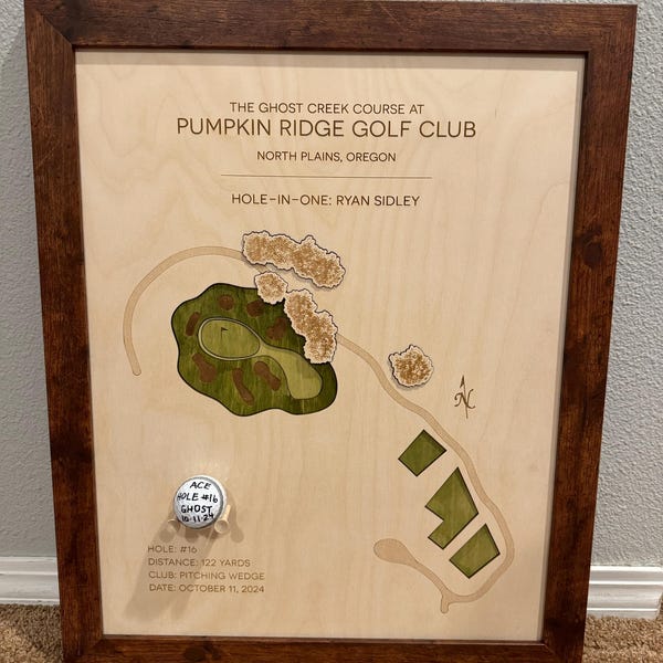 Personalized Hole-in-one Gift Single Golf Hole Custom Golf Gift Golf ...