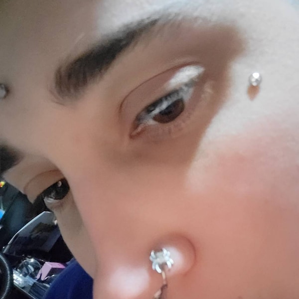 20G Spider Nose Ring/nose Jewelry/gold Nose Ring/silver Nose Ring/nose ...