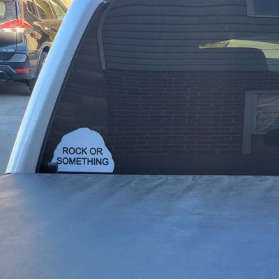 Rock or Something Vinyl Decal, Car Decal, Army Decal, Military Decals ...