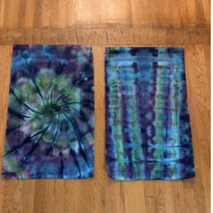 Blank Blue and Purple Spiral Tie Dye Greeting Card - Etsy