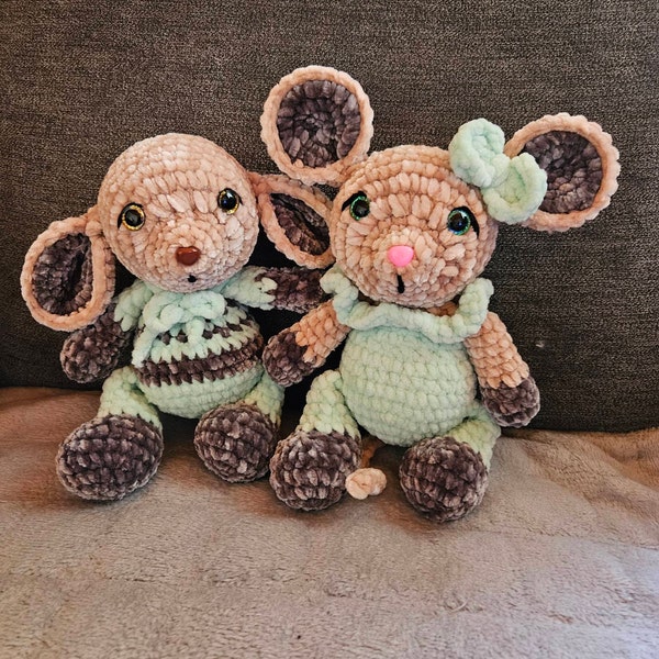 Crochet Mouse Pattern - Amigurumi Mouse Pattern – Mouse Cub Diy Toy – Plush Mouse Pattern - Etsy