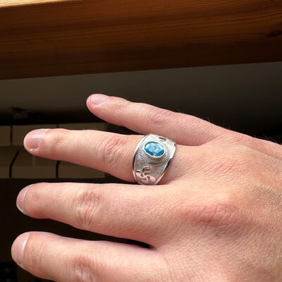 Eguzkilore Ring Sunflower Ring Eguzkilore Silver Ring Nature Jewelry ...