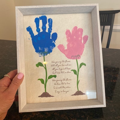 We're Growing Like a Flower / Hands Handprint Art / Kids Baby Toddler ...