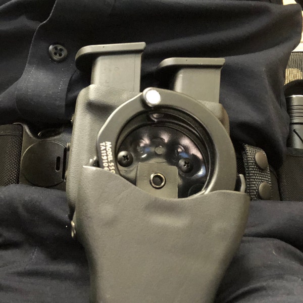 Modular Double Mag & Cuff Case: Police LEO Duty Belt Combo - Etsy