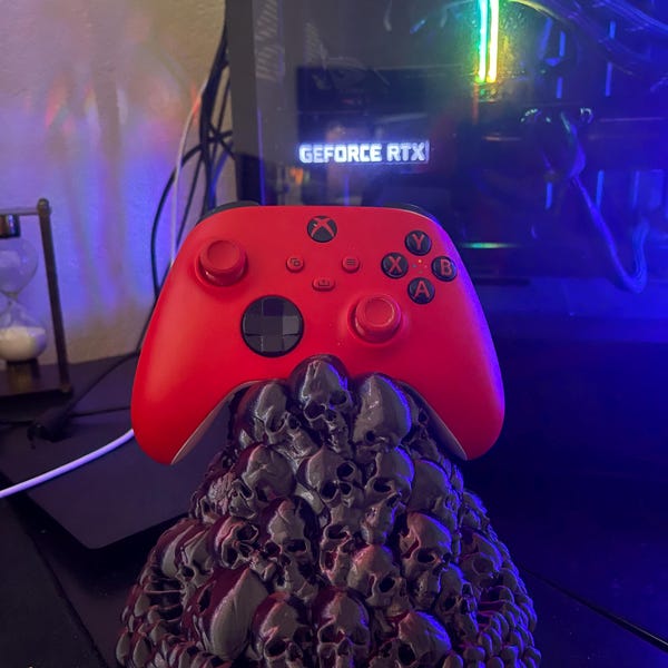 Skull Controller Stand - Controller Holder - Gifts for Gamers - for PS5 ...