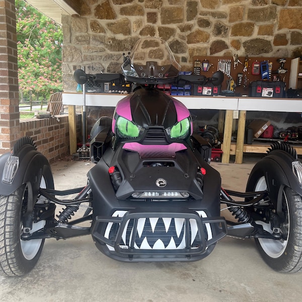 Roadster Headlight Eye Graphics Decal Cover Compatible With Can-am ...