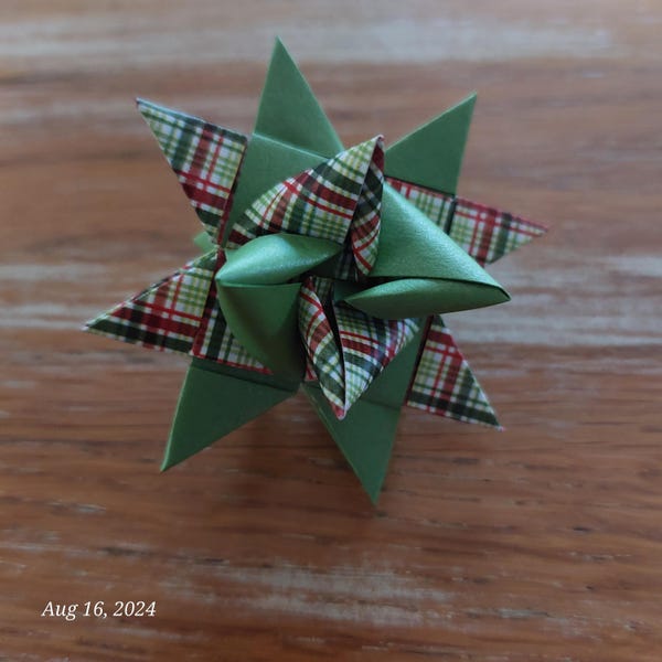 13 Red & White German Paper Stars Froebel Stars Moravian Stars Star ...