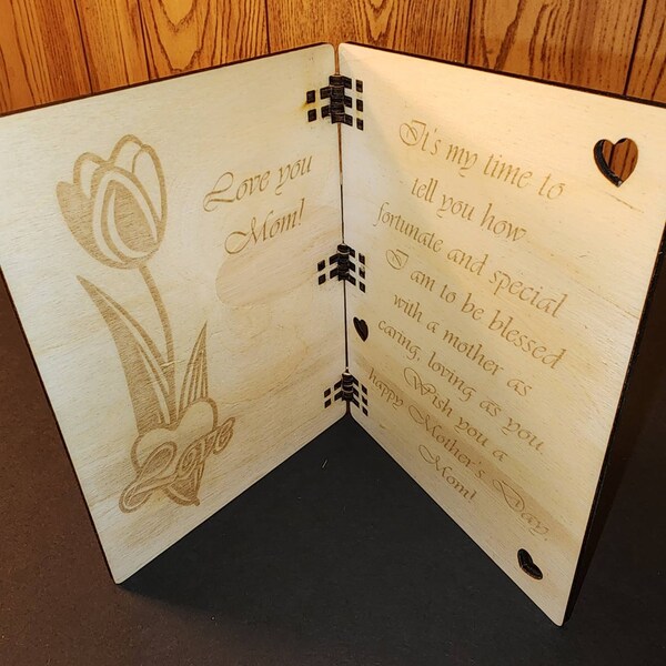 MOTHERS DAY CARD Folding Gift Card Bundle - Folding Flat Design, Gift ...