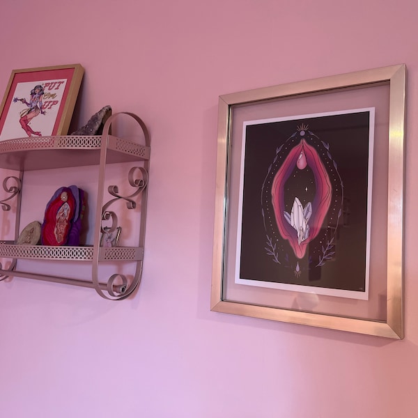 The Holy Vulva Saint Vulva Virgin Mary Women Divine Feminine Art Print
