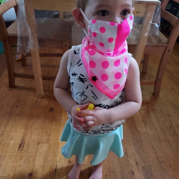 BACK TO SCHOOL Kids & Woman Silk Face Mask Scarf-anti-drop - Etsy