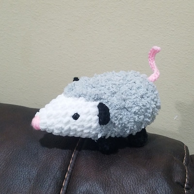 Opossum'd Crochet Pattern Crochet Opossum Plush Amigurumi Crochet ...